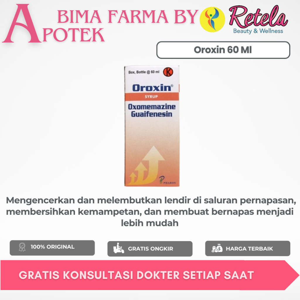Jual Oroxin Syrup 60 Ml / Batuk Berdahak / Batuk Gatal | Shopee Indonesia
