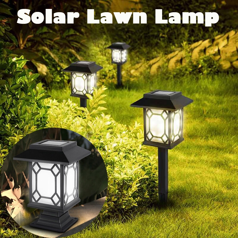 Jual Lampu Taman Solar Tenaga Surya Sensor Cahaya Otomatis 5 LED ...