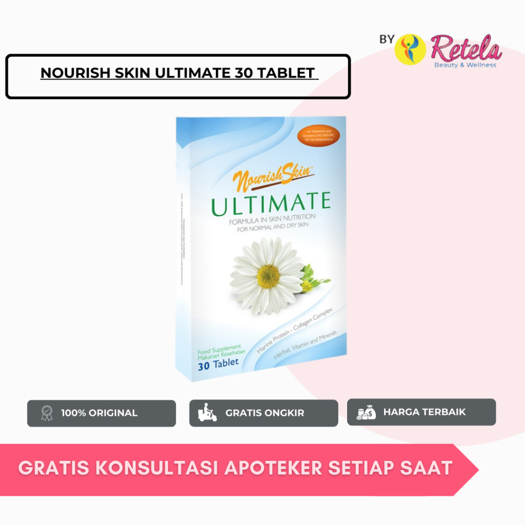 Jual NOURISH SKIN ULTIMATE 30 TABLET | Shopee Indonesia