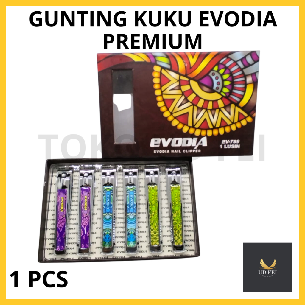 Jual (1 BIJI/ 1 PCS) Gunting Kuku Evodia/ Gunting Kuku Besar/ Gunting ...