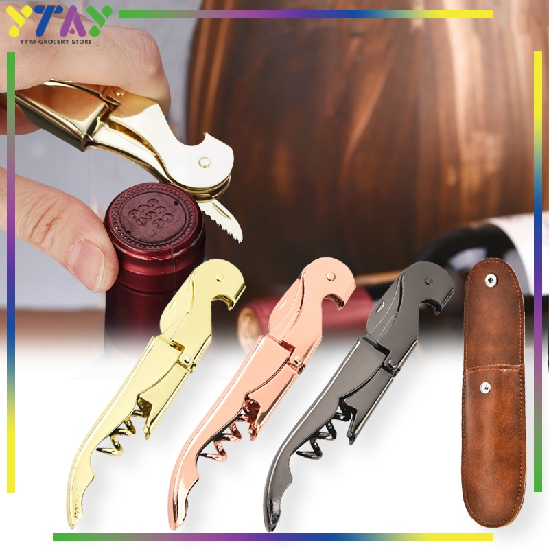 Jual Pembuka Botol Wine Cork Bottle Opener Premium Corkscrew Wine ...