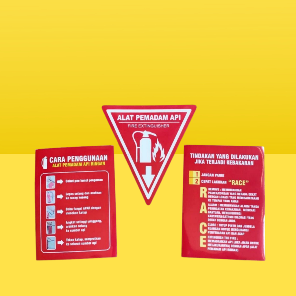 Jual Stiker Alat Pemadam Api Ringan | Stiker APAR Ekonomis Chromo ...