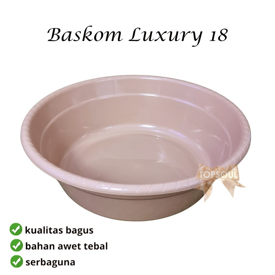 Jual Baskom Luxury 18 Wadah Adonan 10 Liter Basin Besar Bulat Bak ...