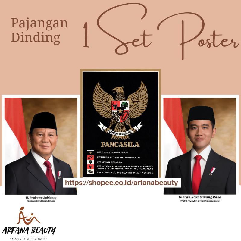 Jual Cetak Print Gambar Foto Poster Presiden Dan Wakil Indonesia ...