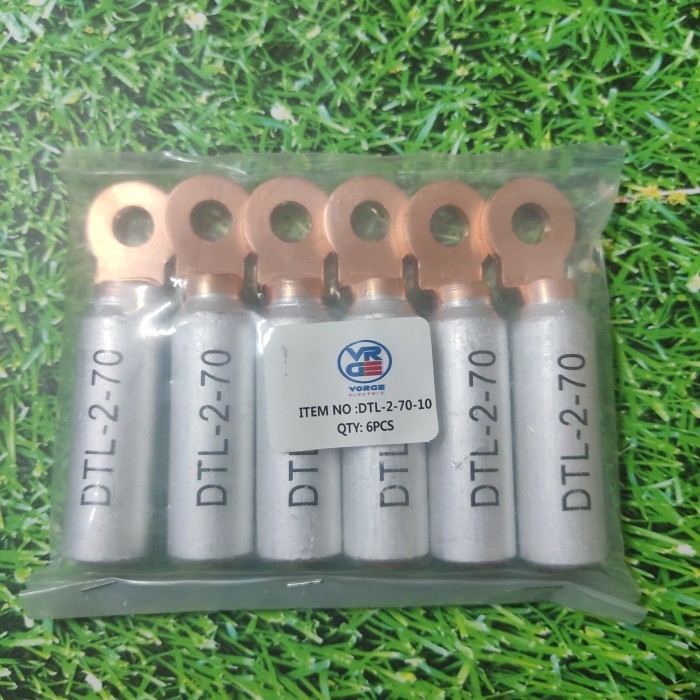 Jual skun KABEL bimetal AL-CU fort DTL2-70-10 scun DTL-2 70mm-M10 CABLE ...