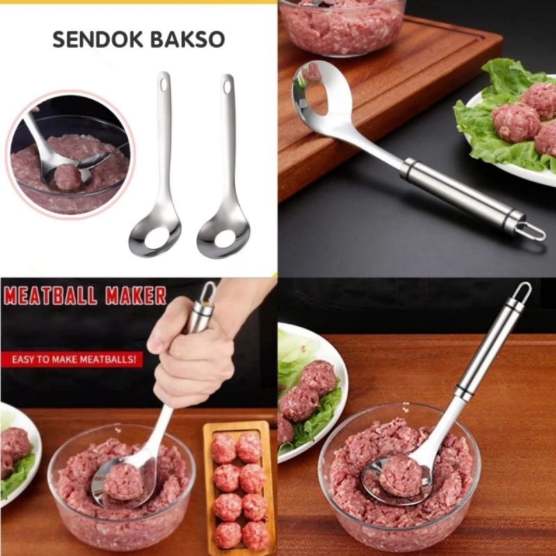Jual SENDOK CETAK BAKSO STAINLESS SENDOK PEMBUAT BAKSO ALAT CETAK BAKSO ...