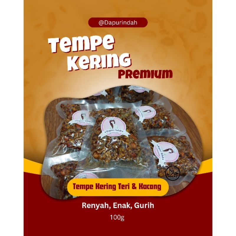 Jual Keripik Tempe Teri Kacang Siap SajiSejuta Rasa 100g | Shopee Indonesia