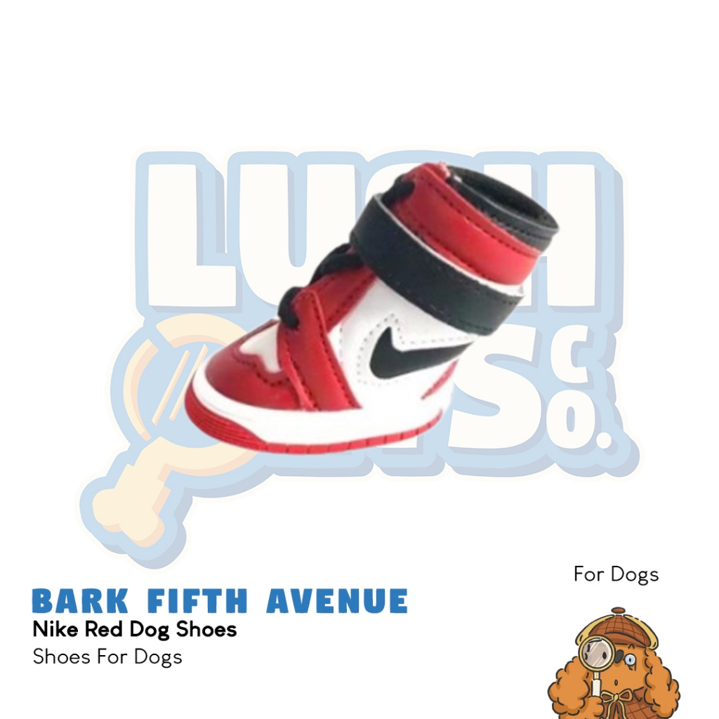 Jual Bark Fifth Avenue Nike Red Dog Shoes | Shopee Indonesia
