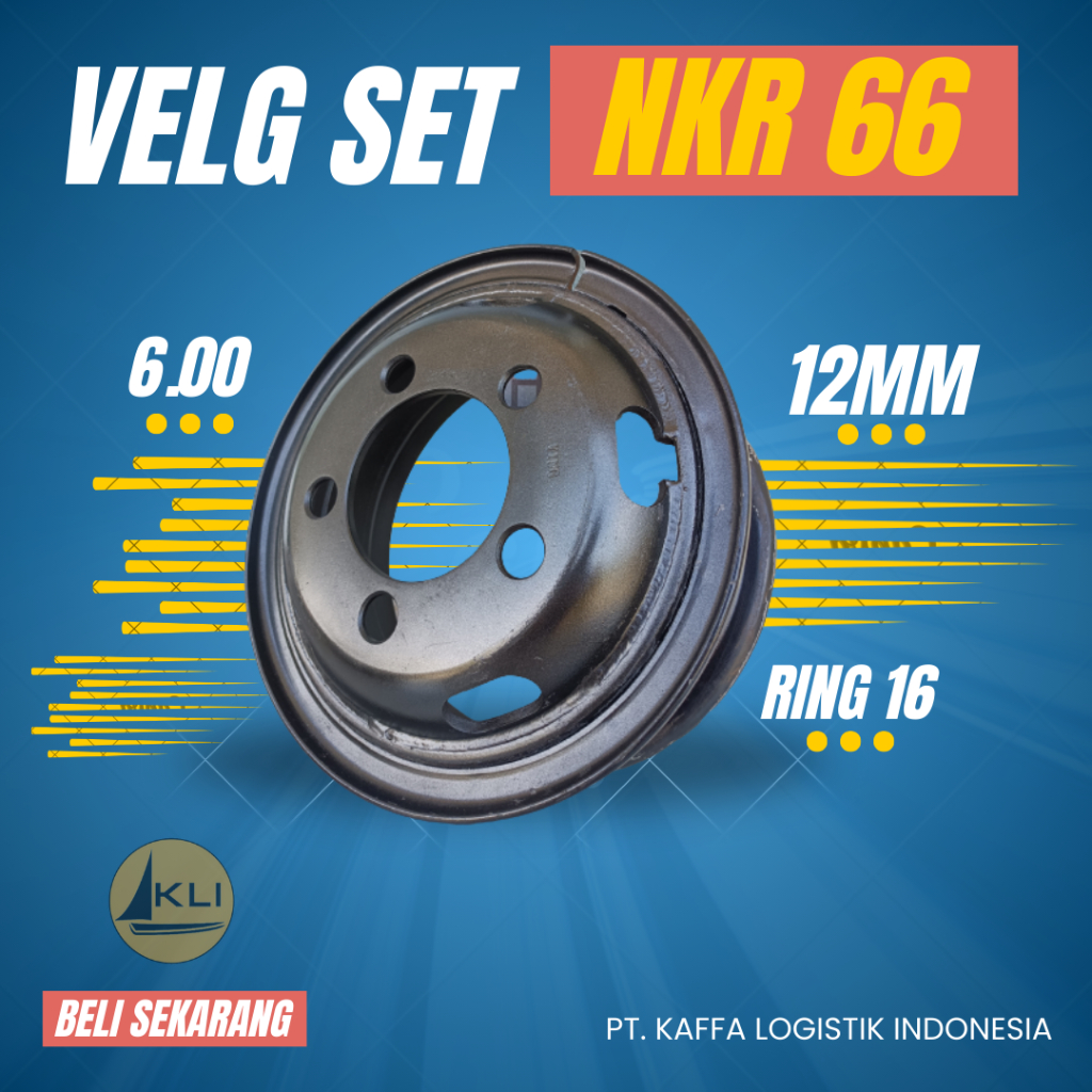 Jual VELG SET NKR 66/NMR 66 RING 16 LUBANG 5 TEBAL 12MM LUBANG ANGIN ...