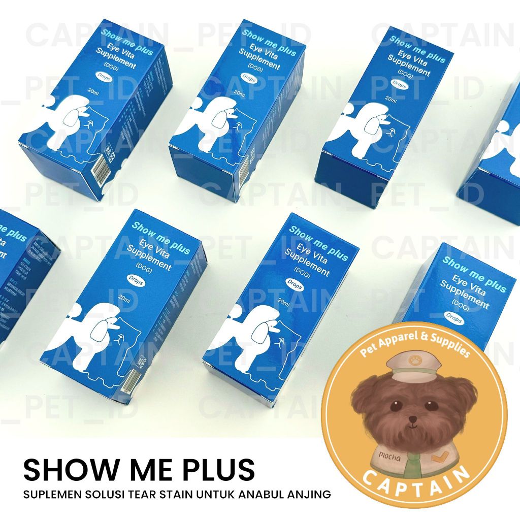 Jual SHOW ME PLUS SUPPLEMENT ANTI TEAR STAIN NODA MATA ANJING DOG ...