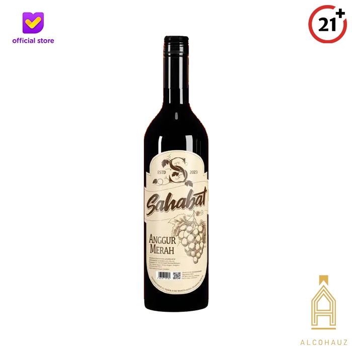 Jual Sahabat Anggur Merah - White Label 550ml Lokal | Shopee Indonesia