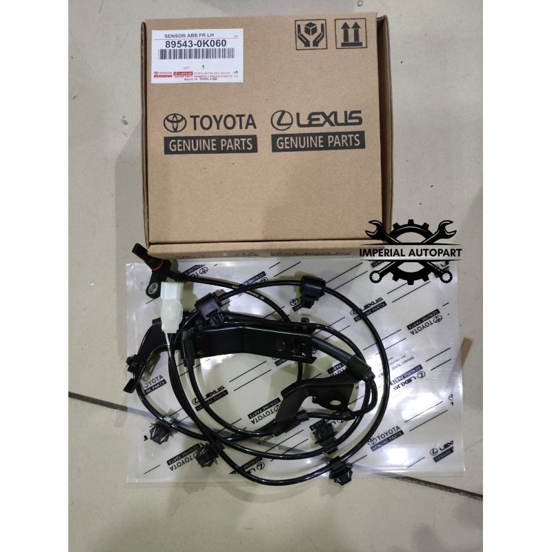 Jual sensor speed abs depan kiri hilux revo fortuner vrz 89543-0K060 ...