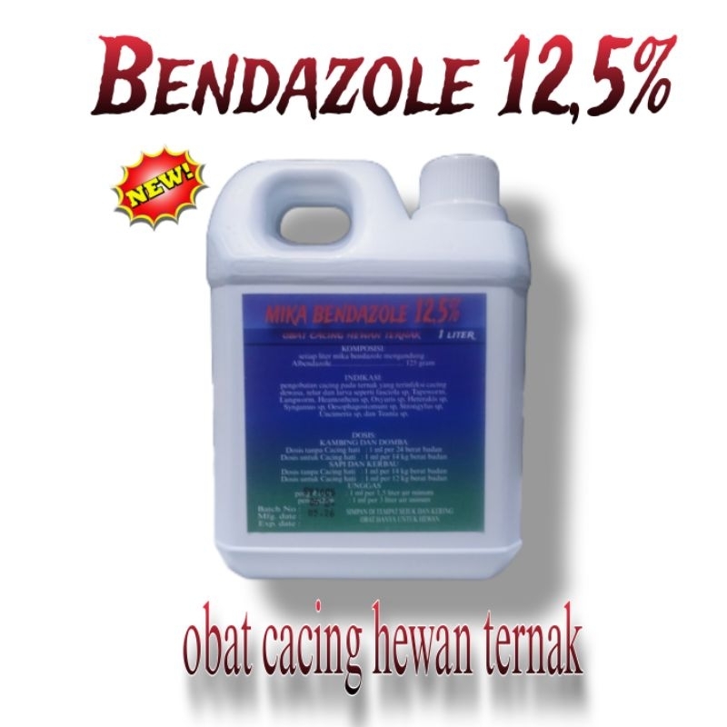 Jual Bendazole 12,5% 1 Liter - Obat Cacing Sapi - Obat Cacing Kambing ...