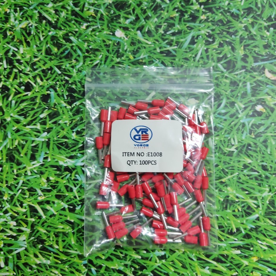 Jual FERRULES E1008 1mm Insulated SKUN KABEL Tusuk E-1008 FERULLES ...