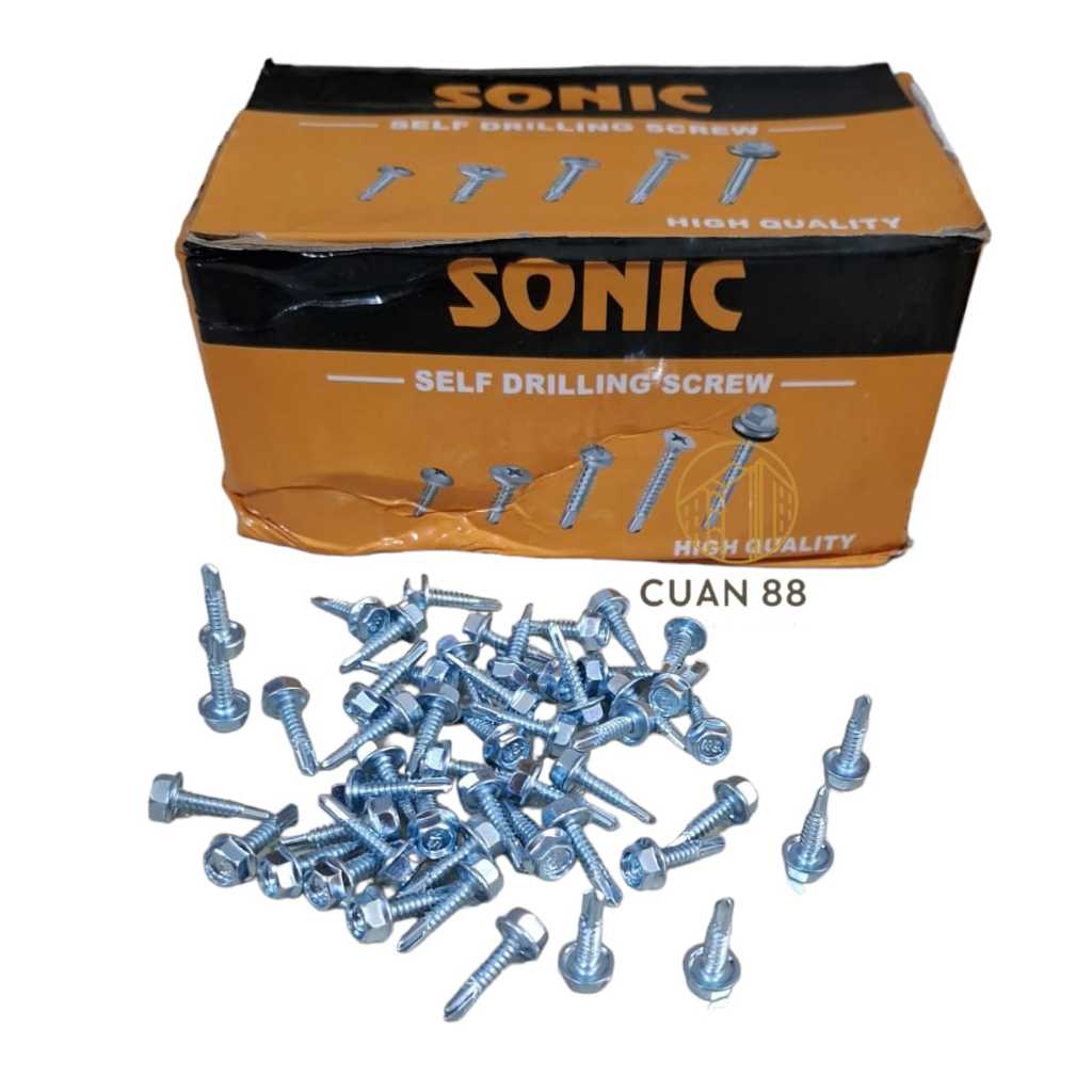 Jual Sonic Skrup Baut Baja Ringan 10 x 19 (1.9 cm) (1000 pcs) / 10x19mm ...