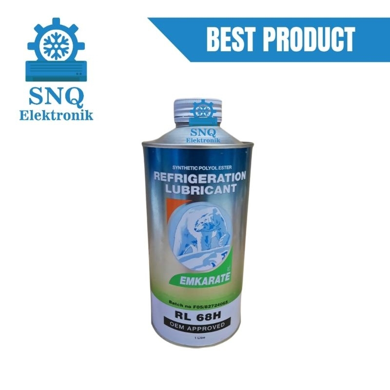 Jual Oli EMKARATE RL68H / oli ac mobil dan kulkas dengan freon R134a ...