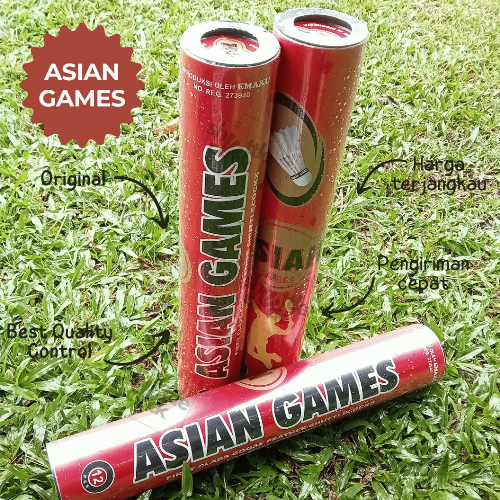 Jual Shuttlecock Original ASIAN GAMES MERAH | Shopee Indonesia