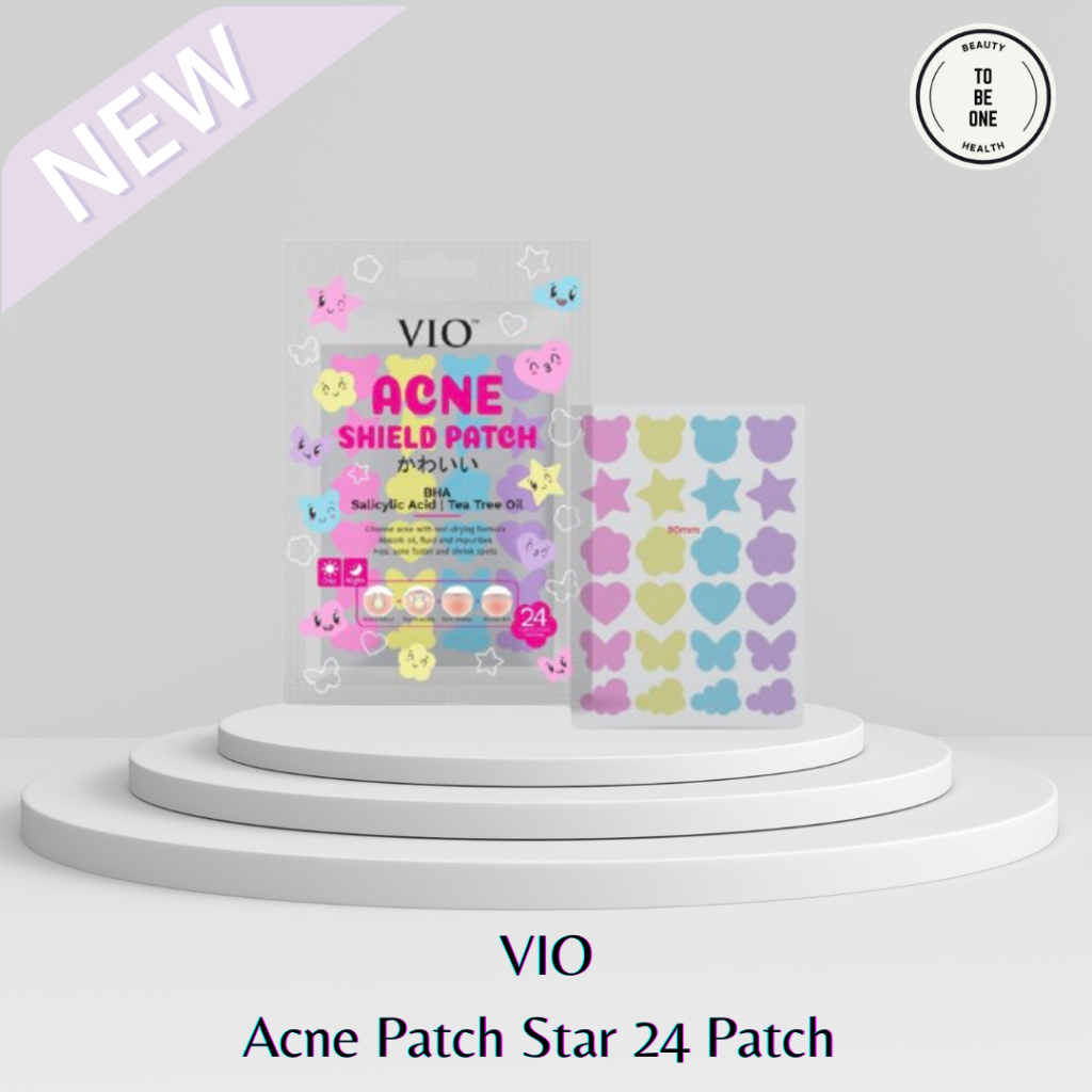 Jual VIO Acne Patch Fancy Look Stars Star 24 Patch Plester Jerawat ...