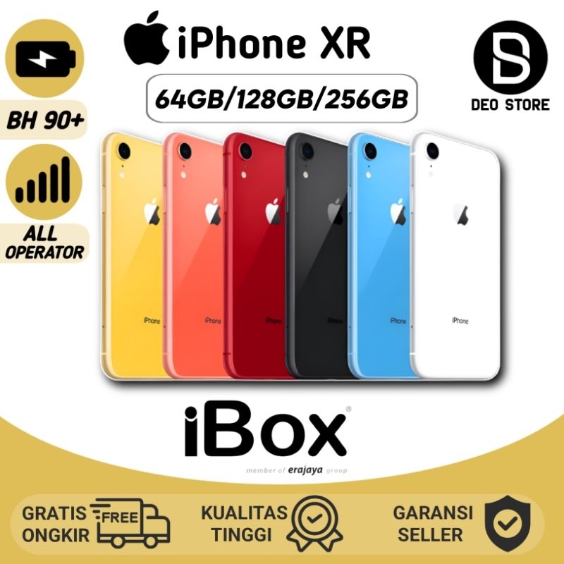 Jual iBox iPHONE XR 64GB/128GB/256GB SECOND 100% GARANSI RESMI IBOX ORIGINAL FULLSET LIKE NEW ...