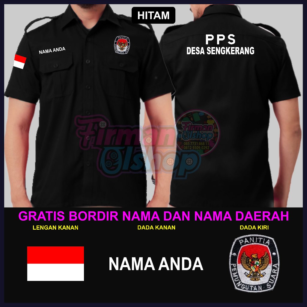 Jual BIG SIZE KEMEJA PPS SERGAM PPS SEKRETARIAT PPS LENGAN PENDEK ...