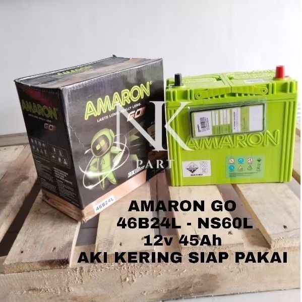 Jual Aki Mobil Daihatsu Xenia New, Avanza New Amaron GO NS60L 46B24L 45Ah | Shopee Indonesia
