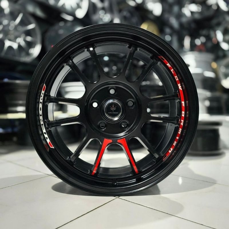 Jual velg mobil ring 17 lebar 8 VENOM VERDE FLOW FORMING velg mobil racing r17 velg mobil Innova ...