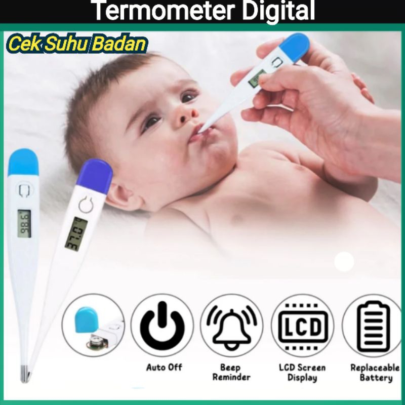 Jual Thermometer Digital Termometer Bayi Akurat Alat Pengukur Suhu ...