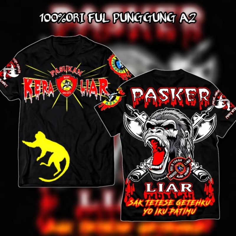 Jual PASKER LIAR ORIGINAL kaos IKSPI Kera Sakti pasker liar kaos distro desain terbaru ikspi ...