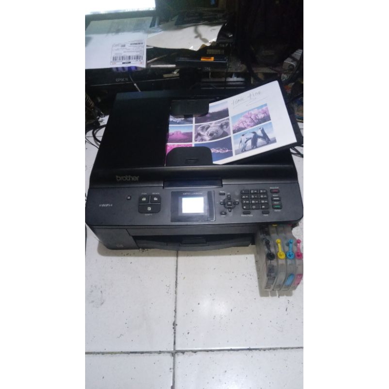 Jual printer brother mfc-J430w wifi multi fungsi normal | Shopee Indonesia