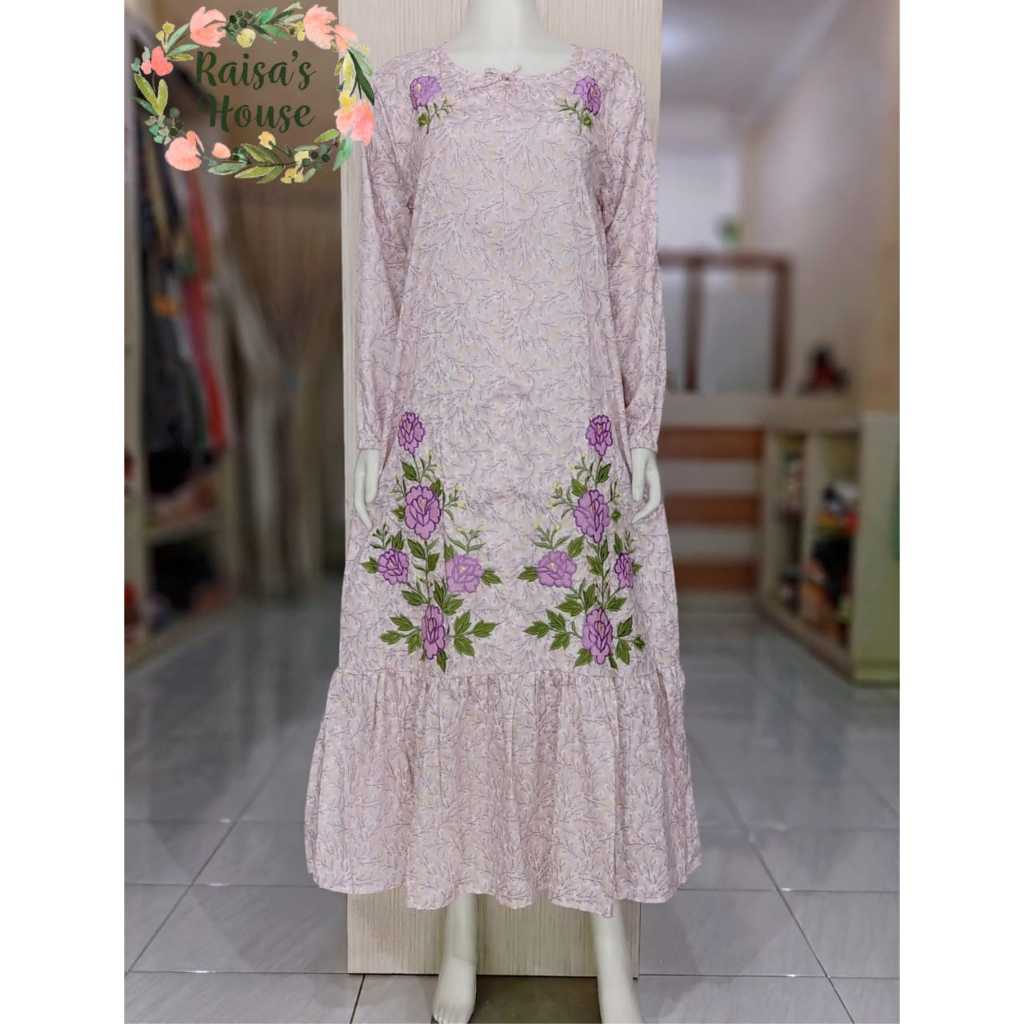 Jual DASTER LONGDRESS BORDIR KHAS MALANG - PANJANG - REMPEL BAWAH ...