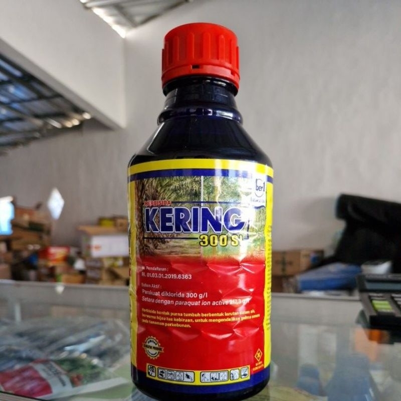Jual Herbisida Kontak KERING Paraquat Diklorida 300 SL 1 Liter | Shopee ...