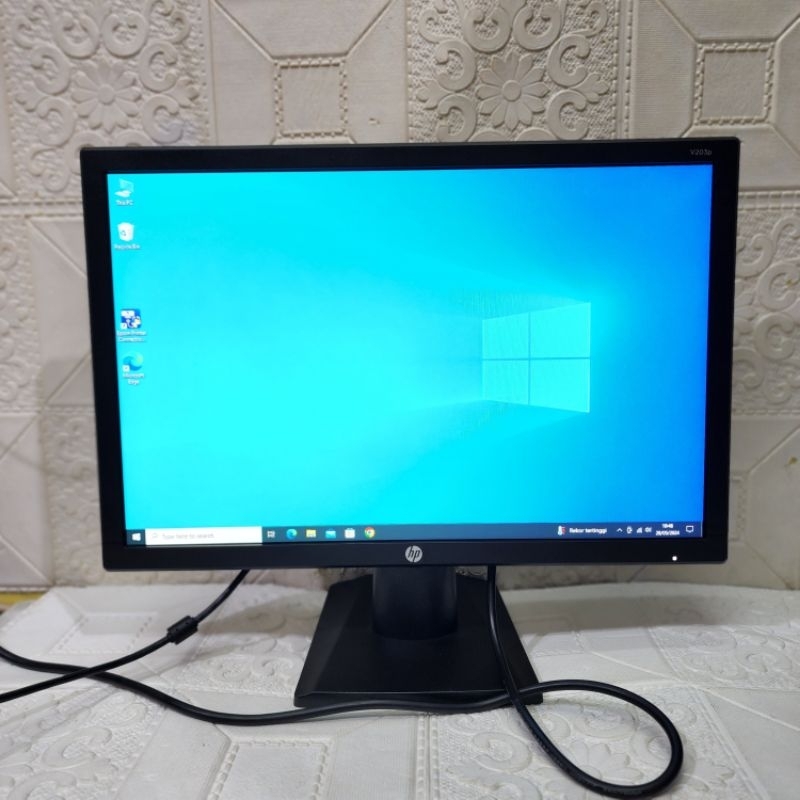 Jual MONITOR LED HP V203p 20 INCH WIDE MINUS DIKIT | Shopee Indonesia
