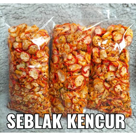 Jual krupuk seblak cikur kerupuk seblak kencur gurih pedas | Shopee ...