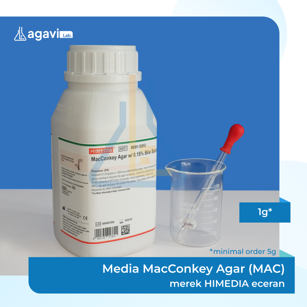 Jual Media MacConkey Agar (MAC) Merk HIMEDIA | Shopee Indonesia