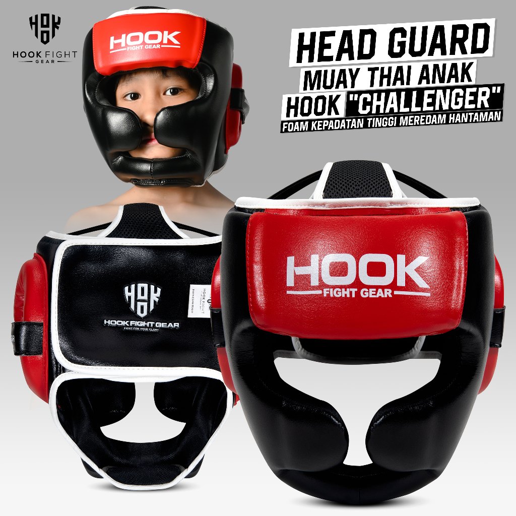 Jual Head Guard Boxing Anak Hook Helm Tinju Pelindung Kepala Muaythai ...