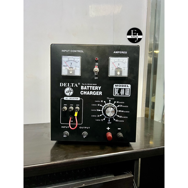 Jual Cas Aki Battery Charger Delta BC 40 AH / Cas Aki Delta DT 440 C ...