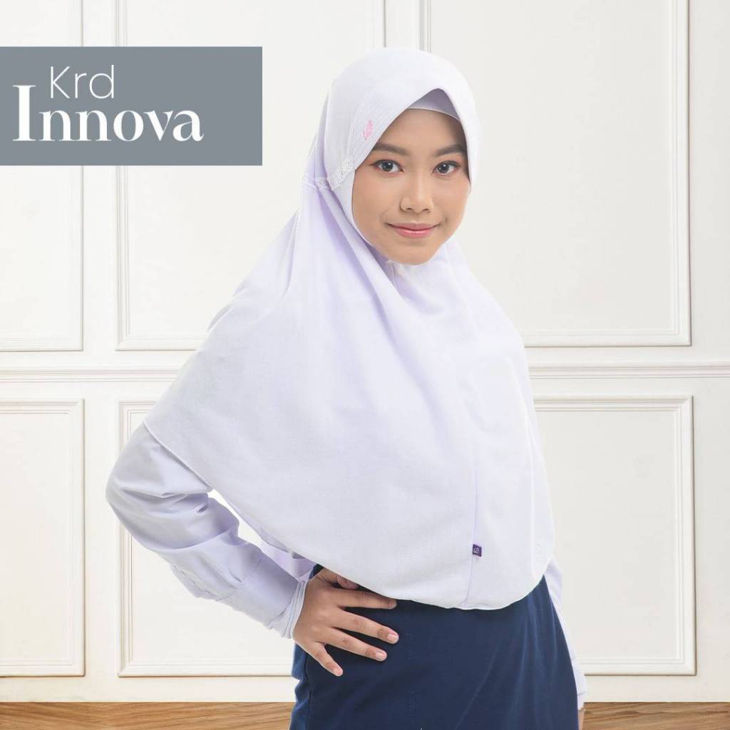 Jual SALE!!! Kerudung Rabbani INNOVA Serut Terbaru Jilbab Anak Sekolah Ukuran S M L XL | Shopee ...