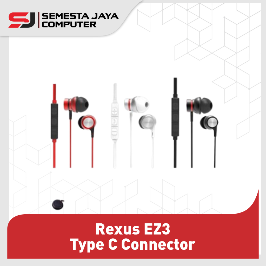 Jual Rexus EZ3 Type C Connector with Mic Earphone | Shopee Indonesia