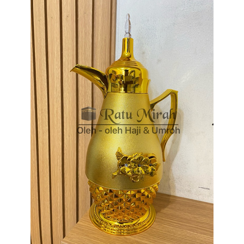 Jual Teko Arab 1 liter vacuum flask / termos arab Air Zamzam | Shopee ...
