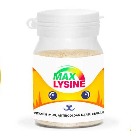 Jual Max Lysine Vitamin Kesehatan Kucing Max Lysine Untuk Imunitas dan ...