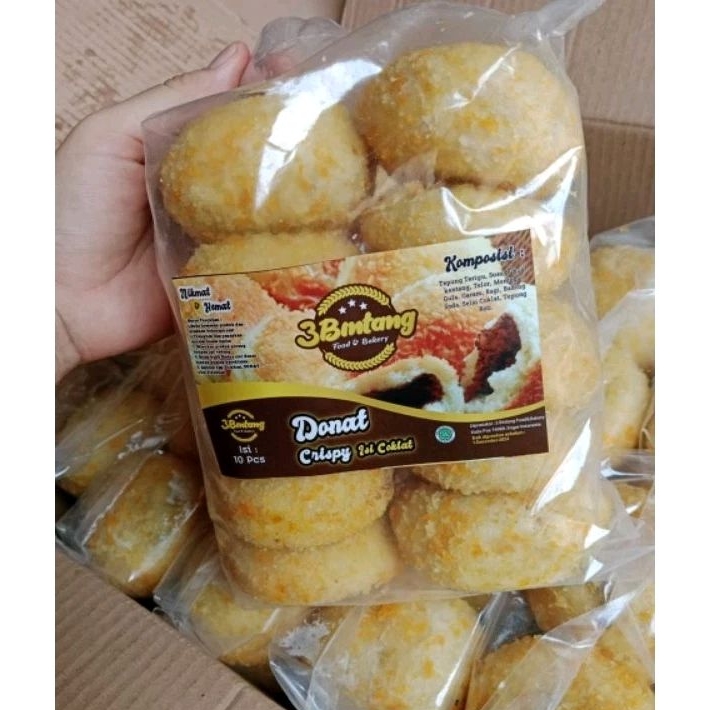 Jual Roti Goreng Isi Coklat 3 Bintang I Donat Crispy | Shopee Indonesia
