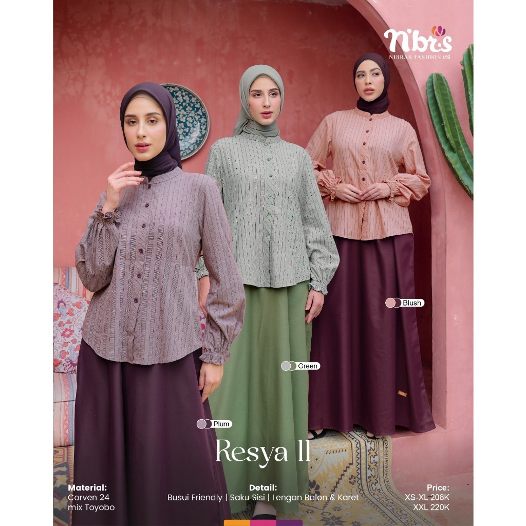 Jual RESYA 11 GAMIS NIBRAS REGULER | Shopee Indonesia