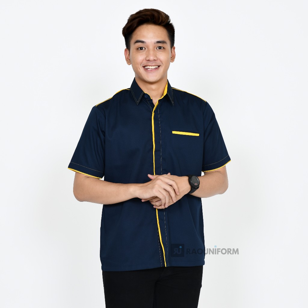 Jual baju seragam kerja Indihome/kemeja promosi Indihome/custom bordir ...