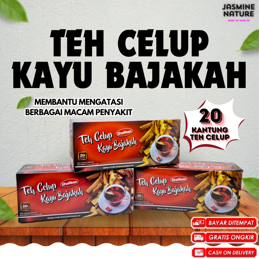 Jual Teh Celup Kayu Bajakah Gholiban Teh Akar Bajaka | Shopee Indonesia