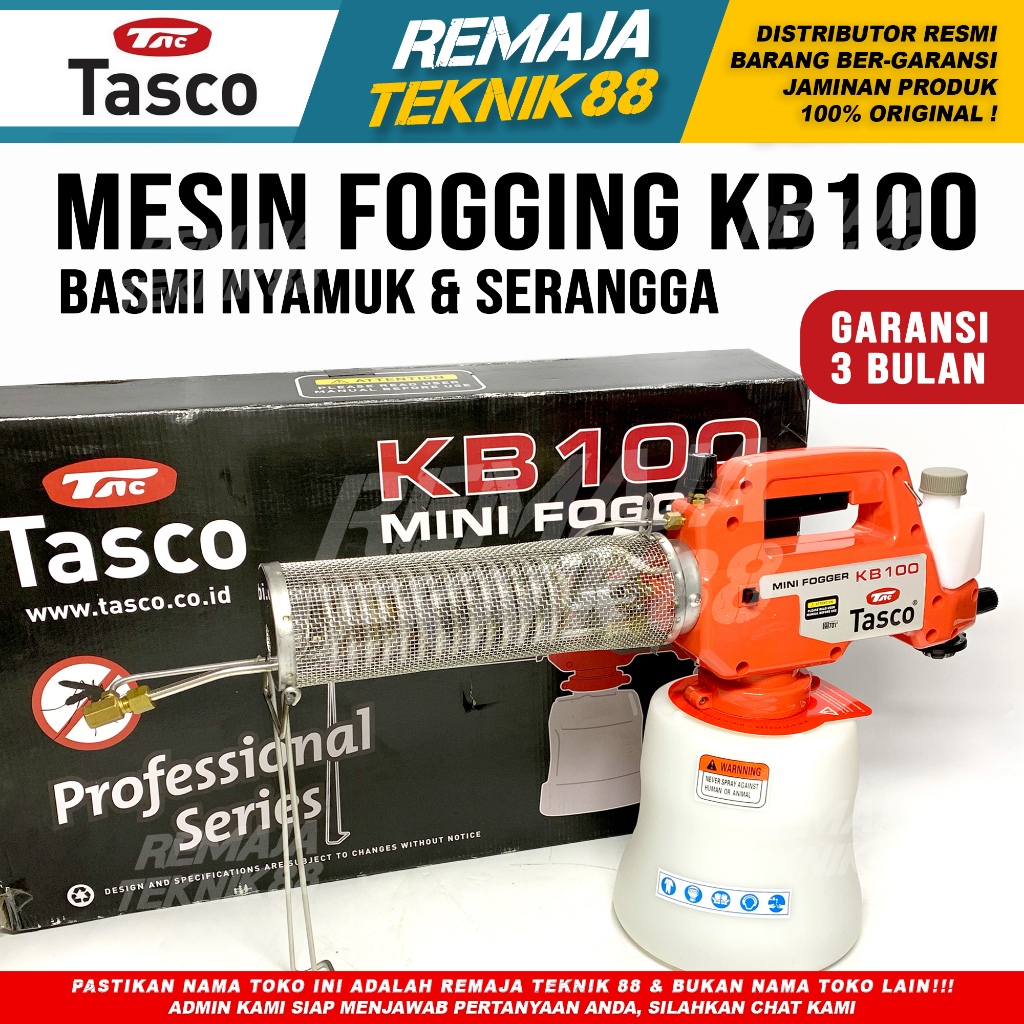 Jual MESIN FOGGING / ALAT SEMPROT NYAMUK / MINI FOGGER TASCO KB100 / KB ...