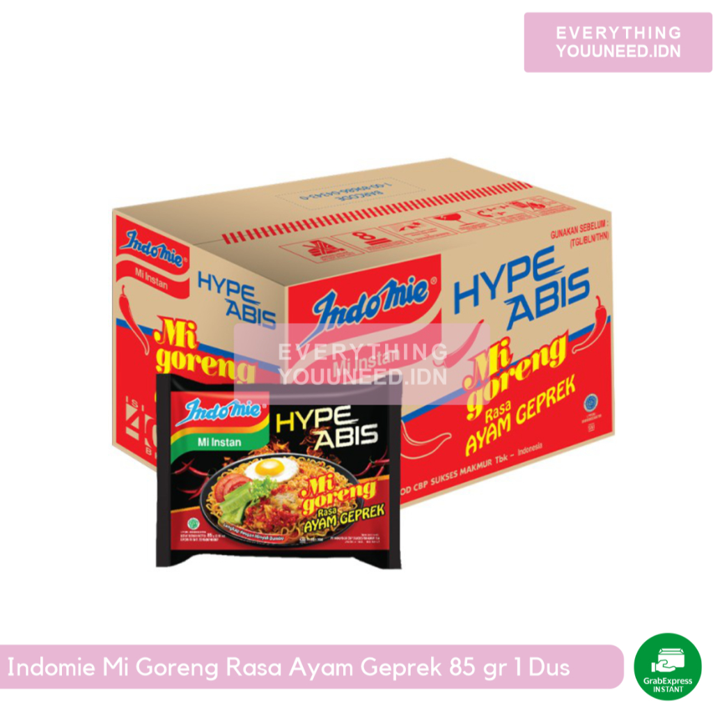 Jual Indomie Mi Goreng Rasa Ayam Geprek 85G 1 Dus/Karton | Shopee Indonesia