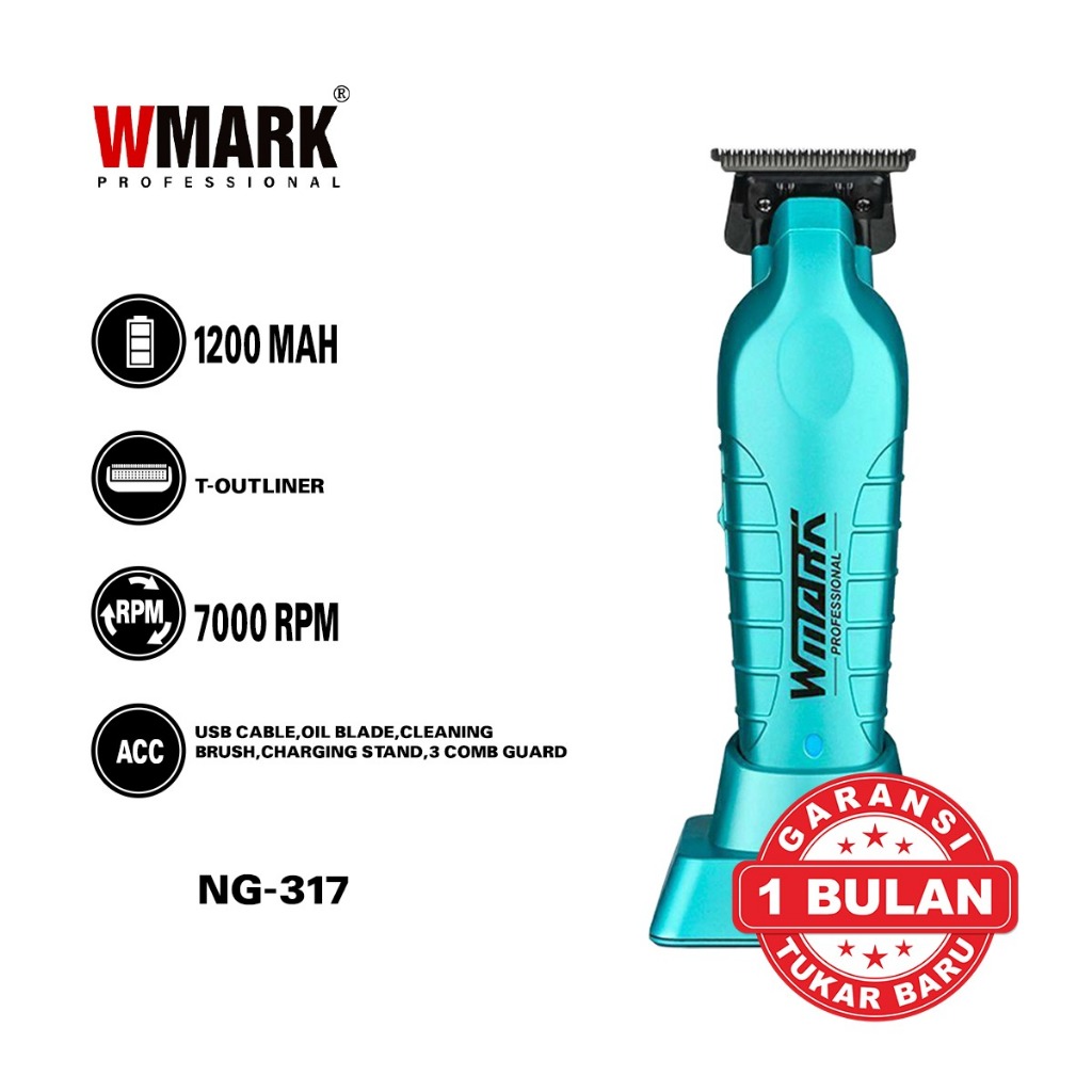 Jual WMARK Trimmer NG 317 High Speed 7000 Rpm Alat Cukur Elektrik ...