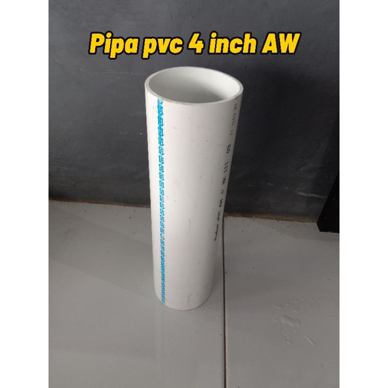 Jual Pipa pvc 4 inchi 40 cm AW tebal ASLI | Shopee Indonesia
