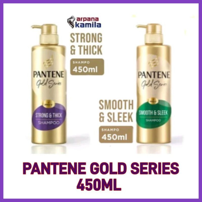 Jual Pantene Gold Series Strong & Thick Shampoo 450ml | Shopee Indonesia