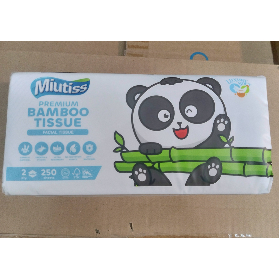 Jual Miutiss Premium Bamboo Tissue / Tisu Bambu - Facial 250sheets (1 ...